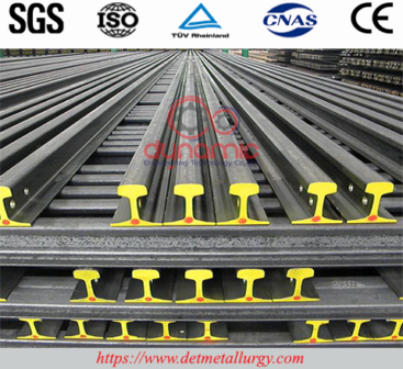 British standard BS11:1985 700/900A 80R 39.674kg/m Steel Rail ...